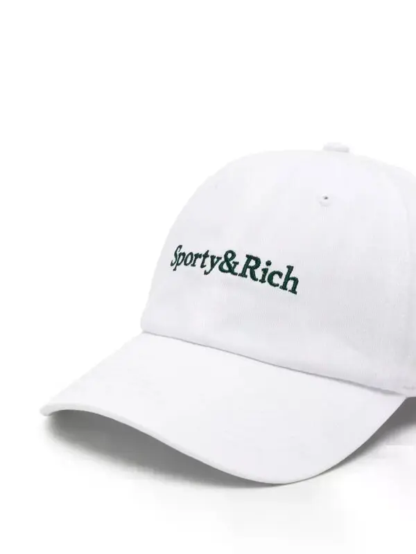 SPORTY & RICH Serif Logo Baseball Cap