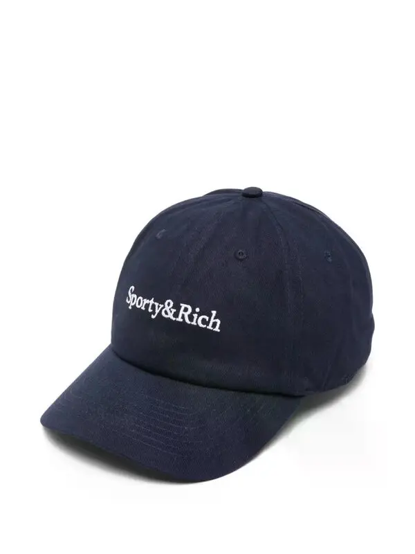 SPORTY & RICH Serif Logo Baseball Cap