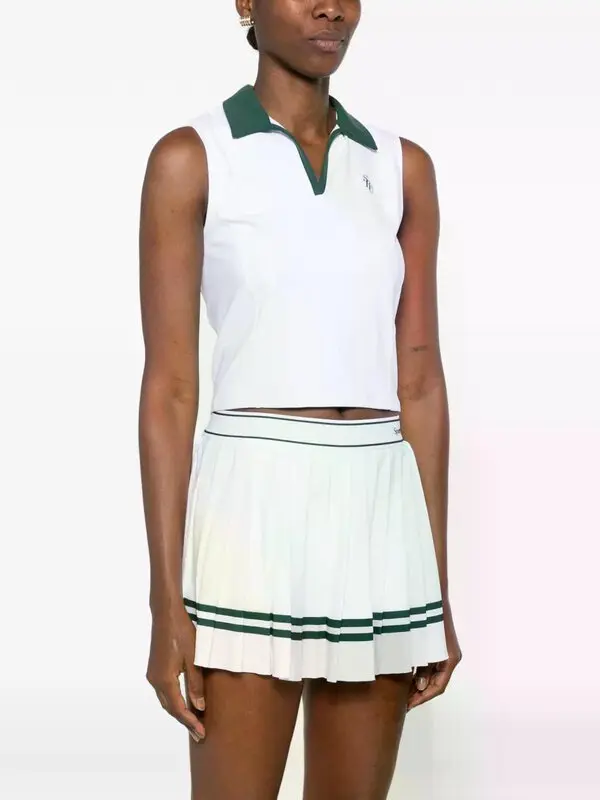 SPORTY & RICH Src Logo Print Sleeveless Top