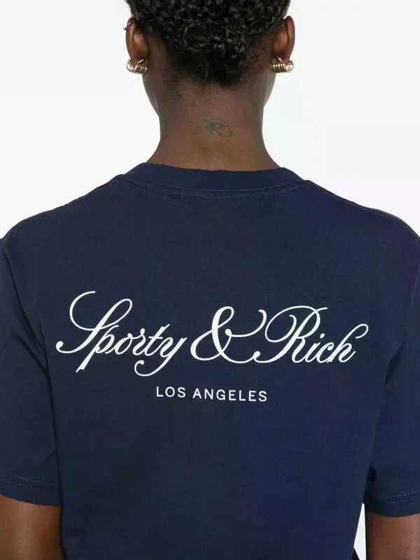 SPORTY & RICH Vendome Logo T-shirt
