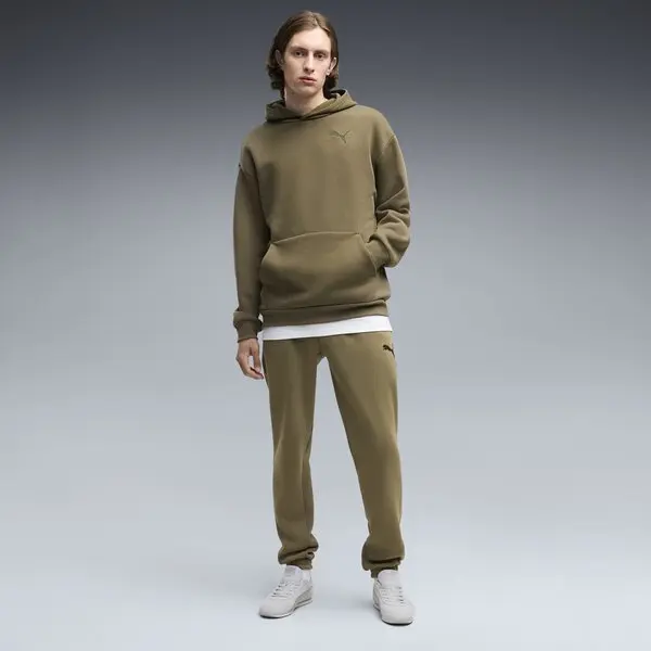 PUMA Elevated Essentials Fleece Sweatpants - Green