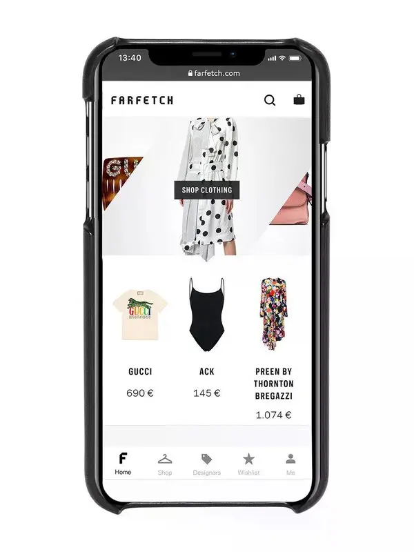 Burberry Monogram Motif Leather Iphone X/xs Case
