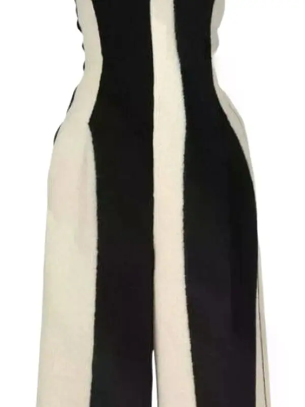 Issey Miyake Sleeveless Wide Leg Jumpsuit - Black