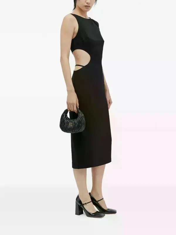 ST. AGNI Sleeveless Midi Dress With Side Slit