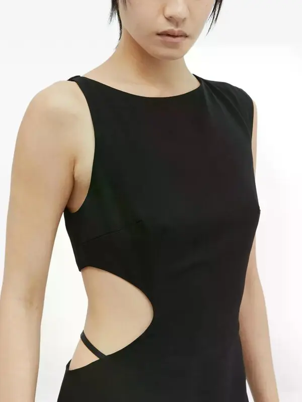 ST. AGNI Sleeveless Midi Dress With Side Slit