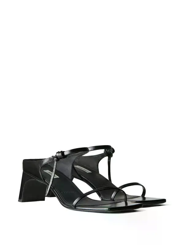 Calvin Klein Square-toe Knotted Sandals