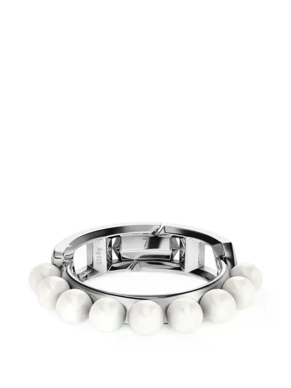 DIESEL® Pearl Embellished Band Ring