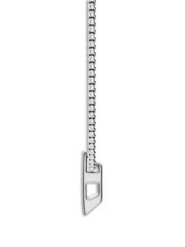 DIESEL® Enamel D Logo Pendant Necklace