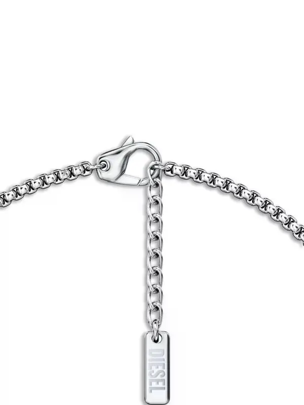 DIESEL® Enamel D Logo Pendant Necklace