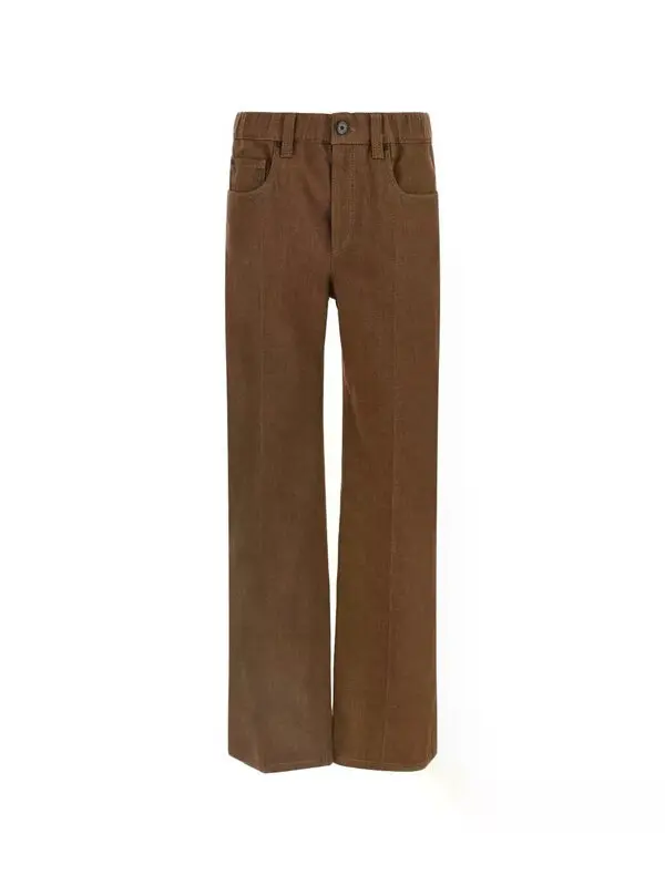 Brunello Cucinelli Monile Garment-dyed Jeans - Brown