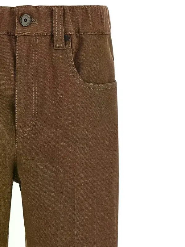 Brunello Cucinelli Monile Garment-dyed Jeans