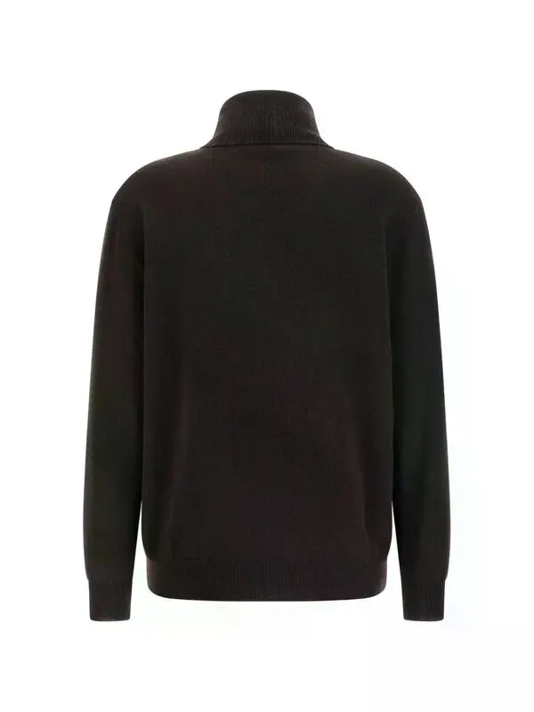 Brunello Cucinelli High-neck Cashmere Sweater With Monile Detail