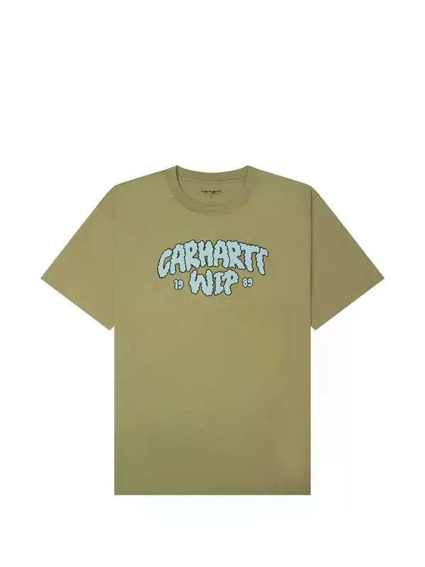 Carhartt Work In Progress Cloud Script T-shirt - Green