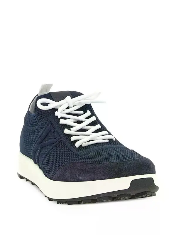 Kiton Suede Panel Sneakers