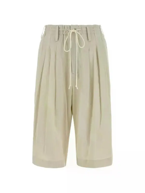 Y’s Drawstring Pleated Shorts