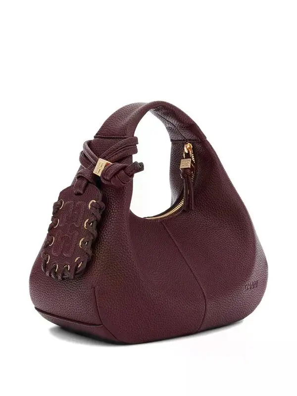 GANNI Knotted Handle Shoulder Bag