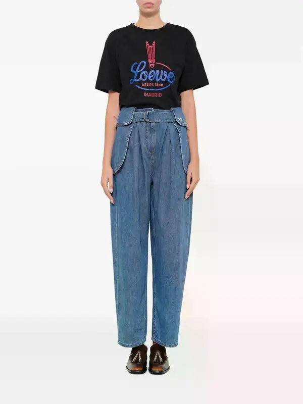 Loewe Belted Cargo Jeans