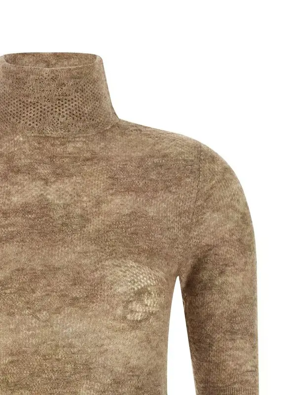 Brunello Cucinelli Openwork Short-sleeve Sweater