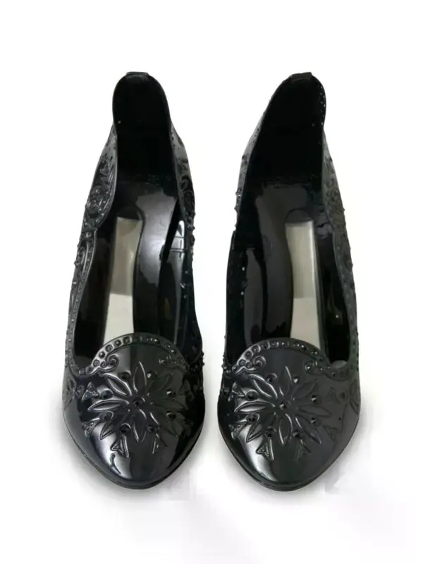 Dolce & Gabbana Floral-embossed Stiletto Pumps