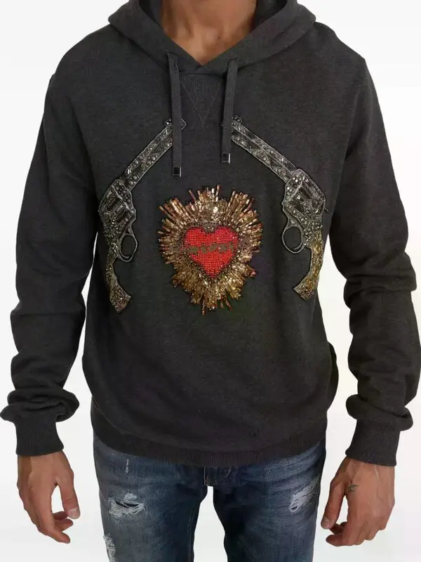 Dolce & Gabbana Embellished Hoodie