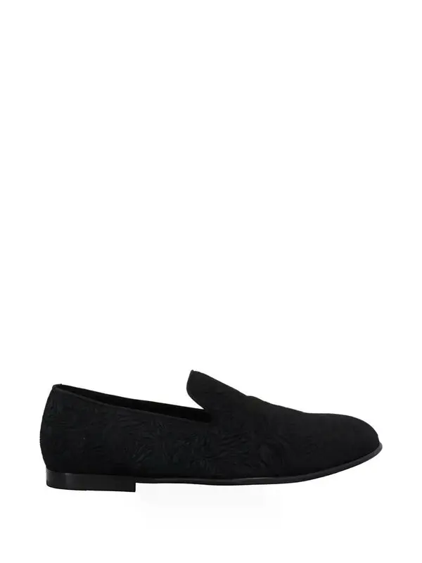 Dolce & Gabbana Floral Jacquard Brocade Loafers