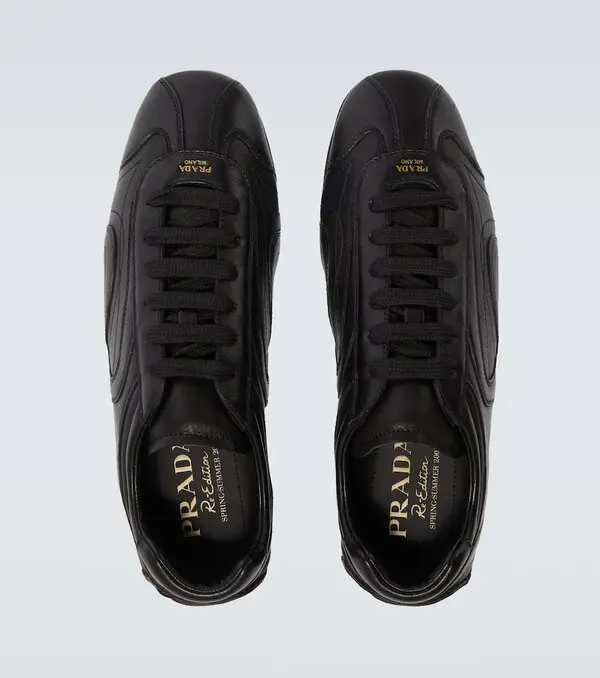 Prada Montecarlo Re-edition 2005 Lace-up Sneakers - Black