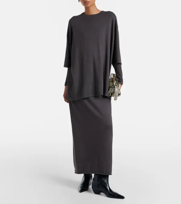 LISA YANG Agnette Cotton And Cashmere Sweater