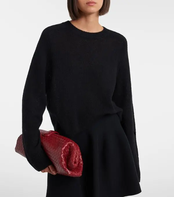 LISA YANG Solene Cashmere And Silk Crewneck Sweater - Black