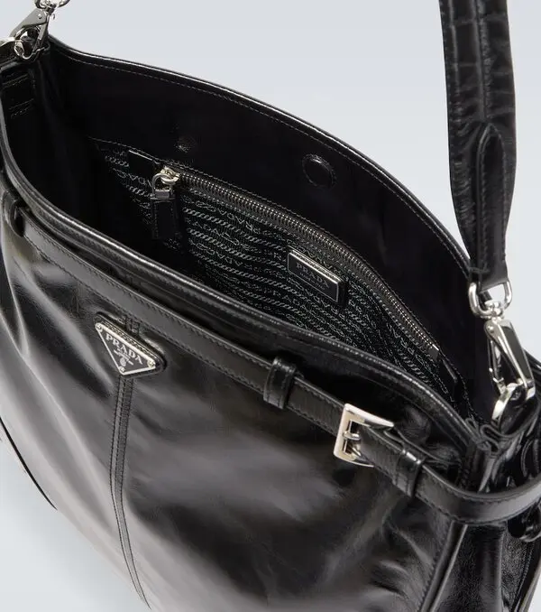 Prada Bonnie Leather Shoulder Bag