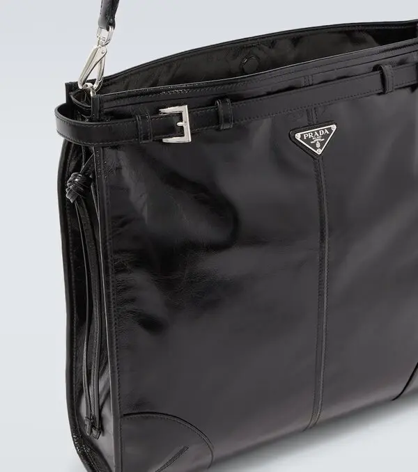 Prada Bonnie Leather Shoulder Bag