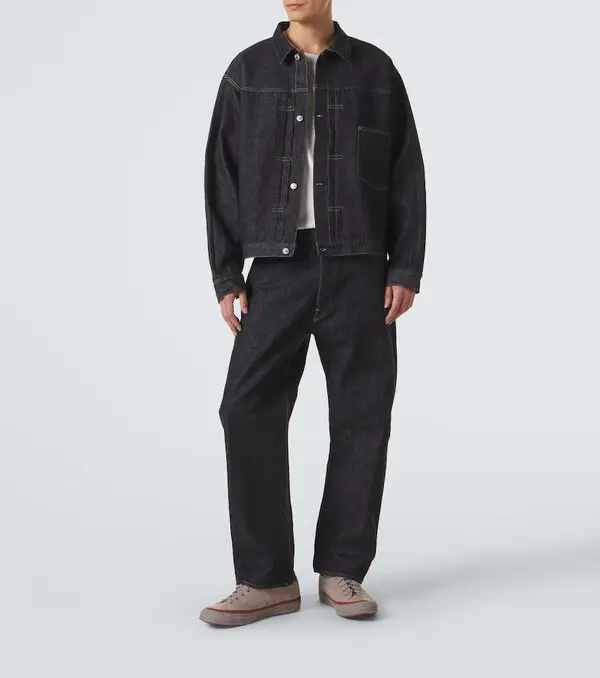 A.PRESSE Wide-leg Jeans In One Wash