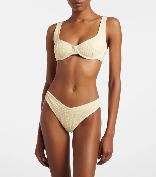 MONTCE Polly Gingham Bikini Bottoms