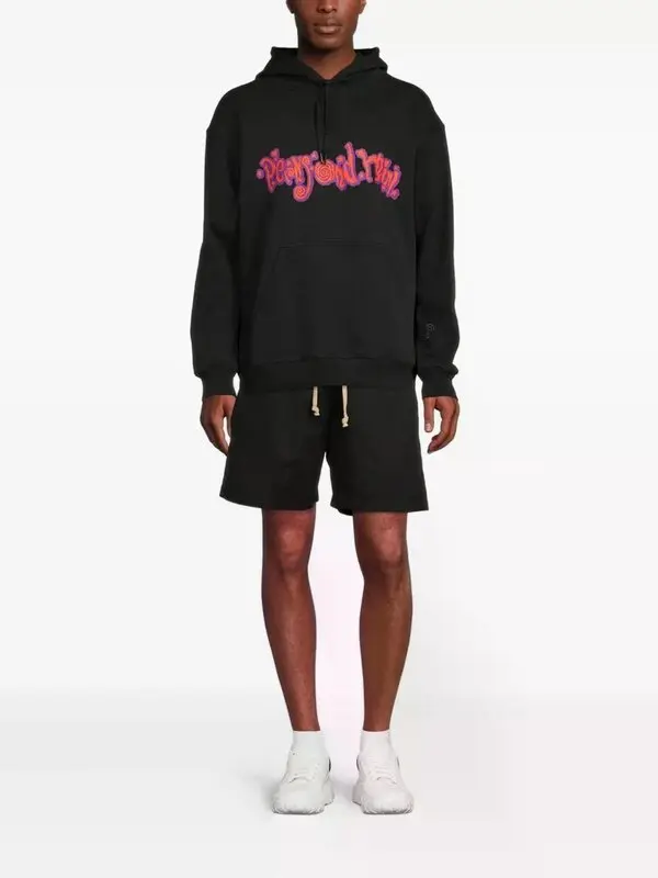 PERKS AND MINI Graphic-print Hoodie - Black