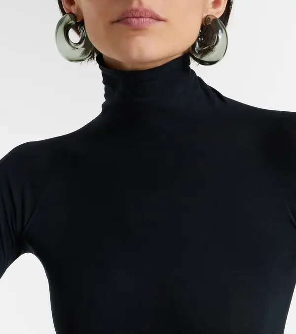 Alaïa Bubble Hoop Earrings - Grey