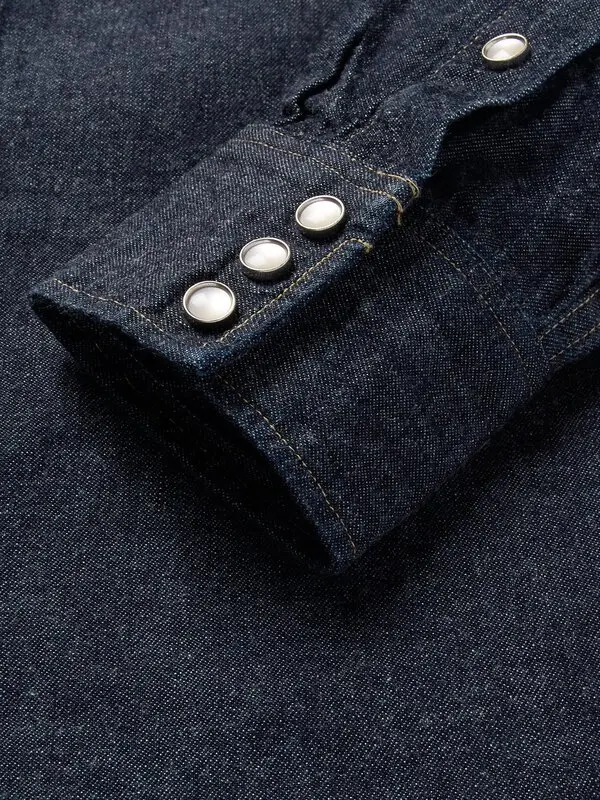 Ralph Lauren Slim-fit Denim Western Shirt - Blue