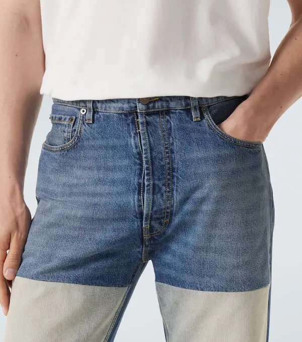 MAISON MARGIELA Distressed Straight Leg Jeans