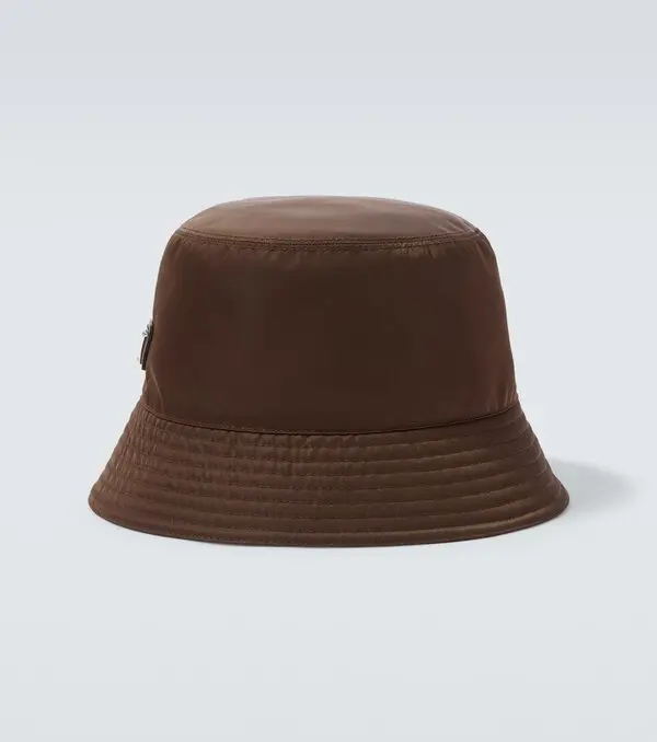 Prada Re-nylon Bucket Hat - Brown