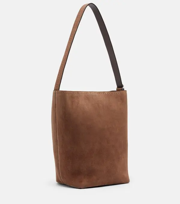 Max Mara Medium Suede Bucket Bag