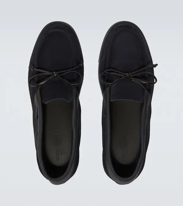 Giorgio Armani Suede Loafers