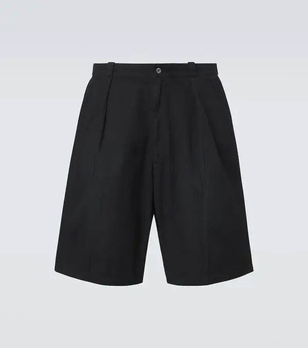 A.PRESSE Vintage Cotton Shorts