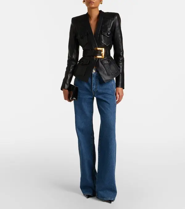 Balmain Wide-leg Jeans