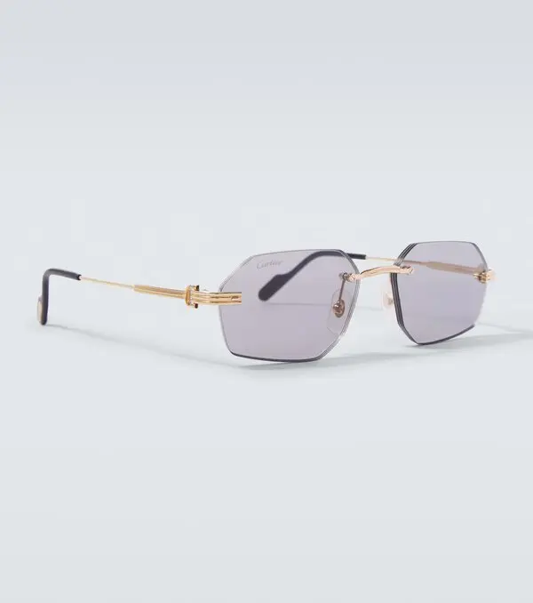 Cartier Première De Rectangular Sunglasses