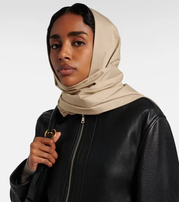 Nour Hammour Cotton Canvas Hood