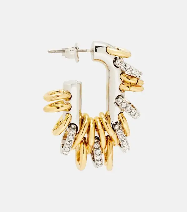 Rabanne Punk Xl Link Embellished Earrings