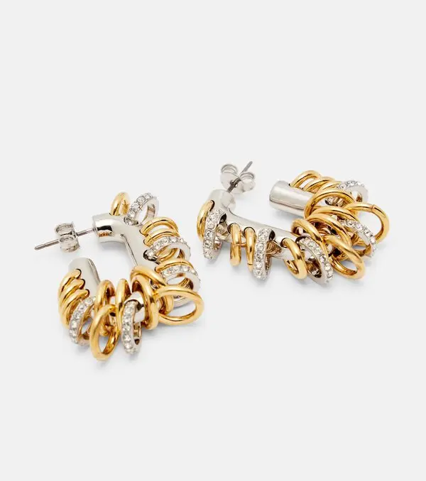 Rabanne Punk Xl Link Embellished Earrings