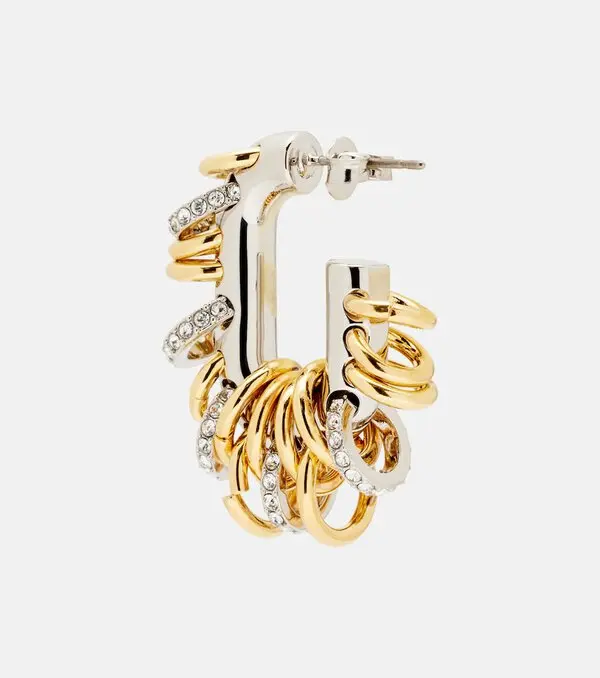 Rabanne Punk Xl Link Embellished Earrings