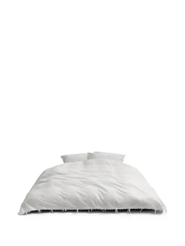 TEKLA Anaïs Broderie-anglaise Duvet Cover - White