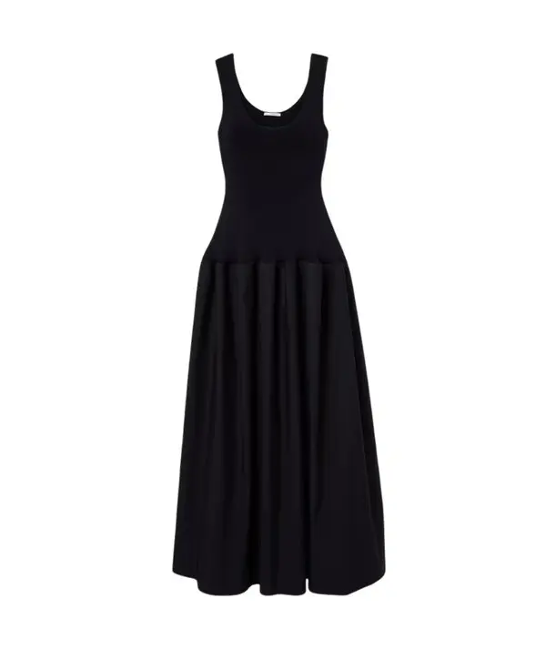 FFORME Marina Cotton And Silk Maxi Dress