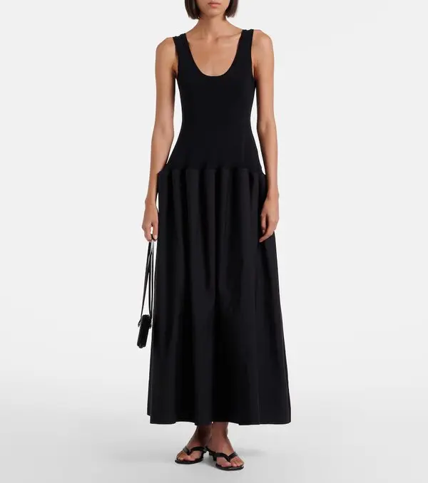 FFORME Marina Cotton And Silk Maxi Dress