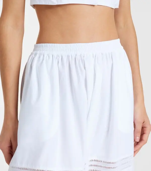 Alaïa Cotton Poplin Wide-leg Culottes
